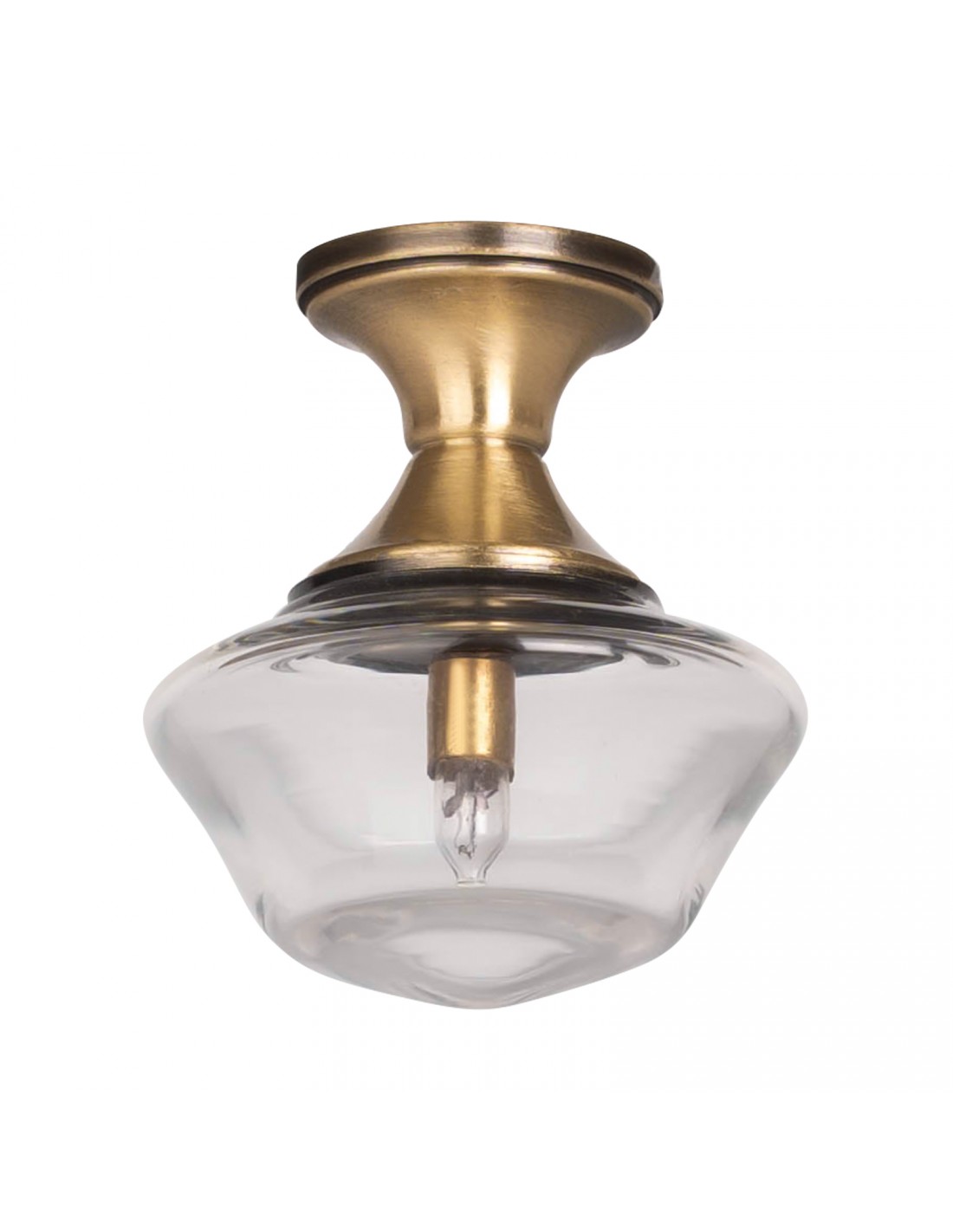 1:12 Scale Miniature 12 Volt Wired Schoolhouse Light Fixture